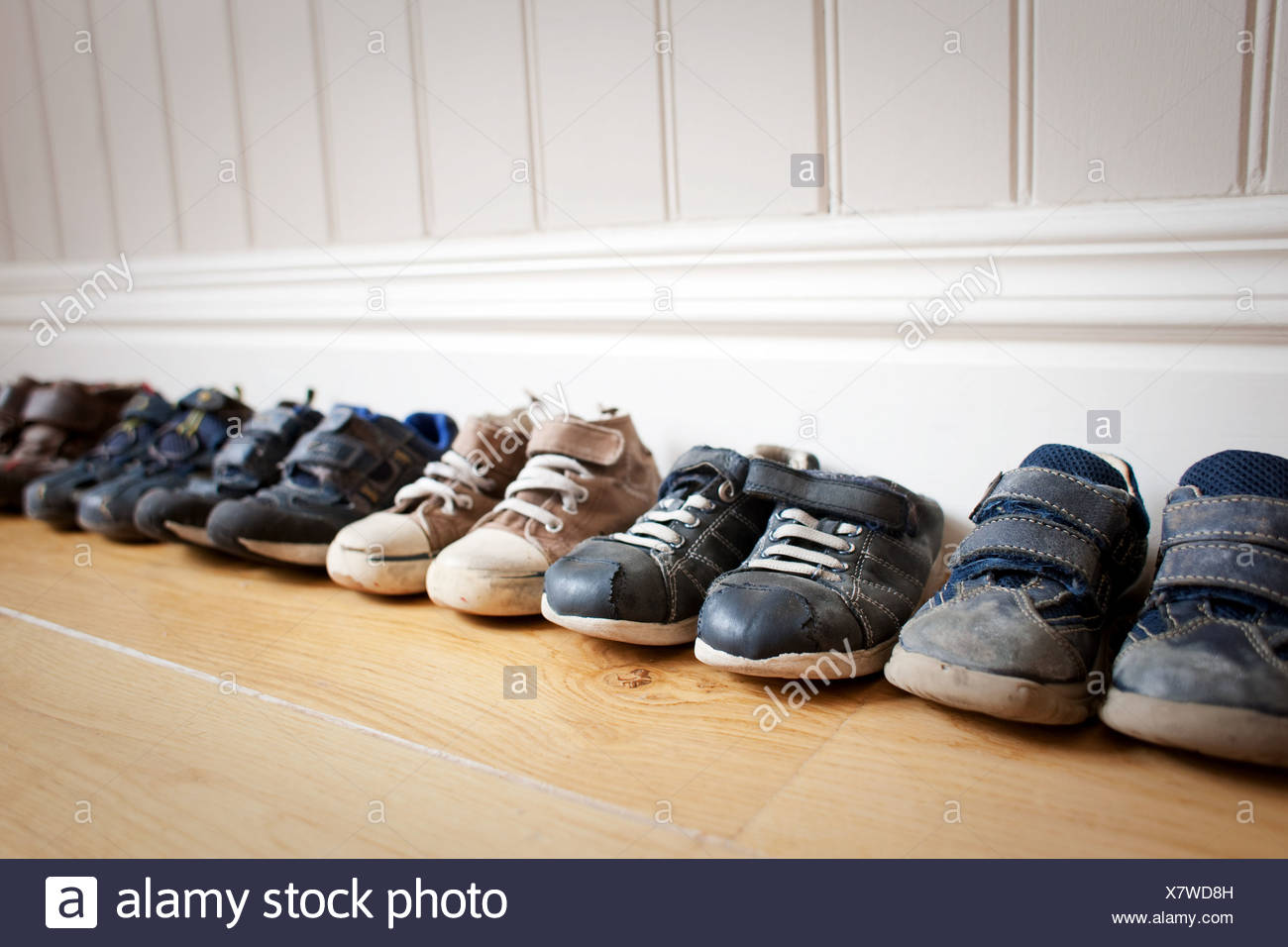 Shoes In A Row High Resolution Stock Photography and Images - Alamy