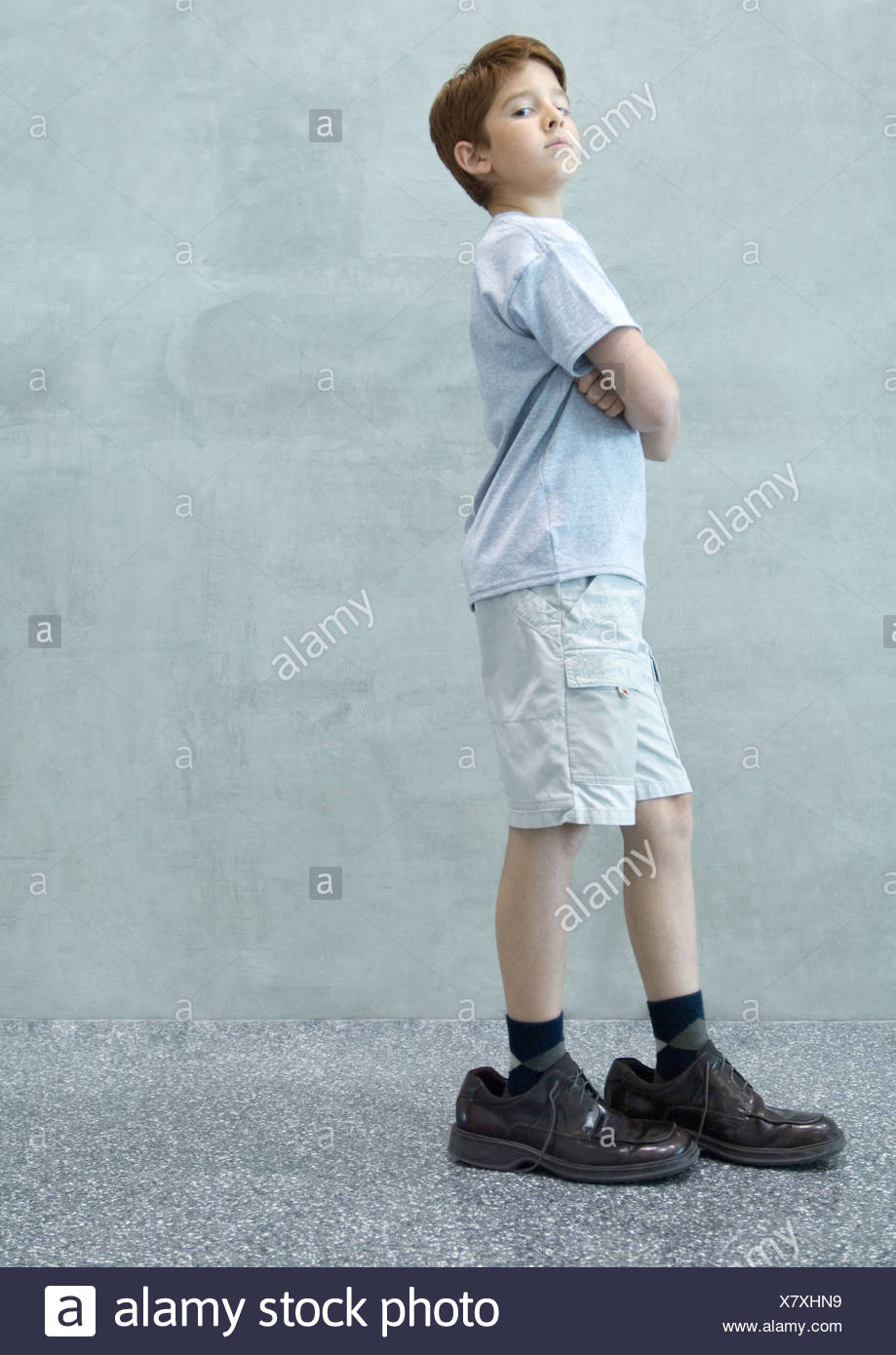 Child Wearing Big Shoes High Resolution Stock Photography and Images ...