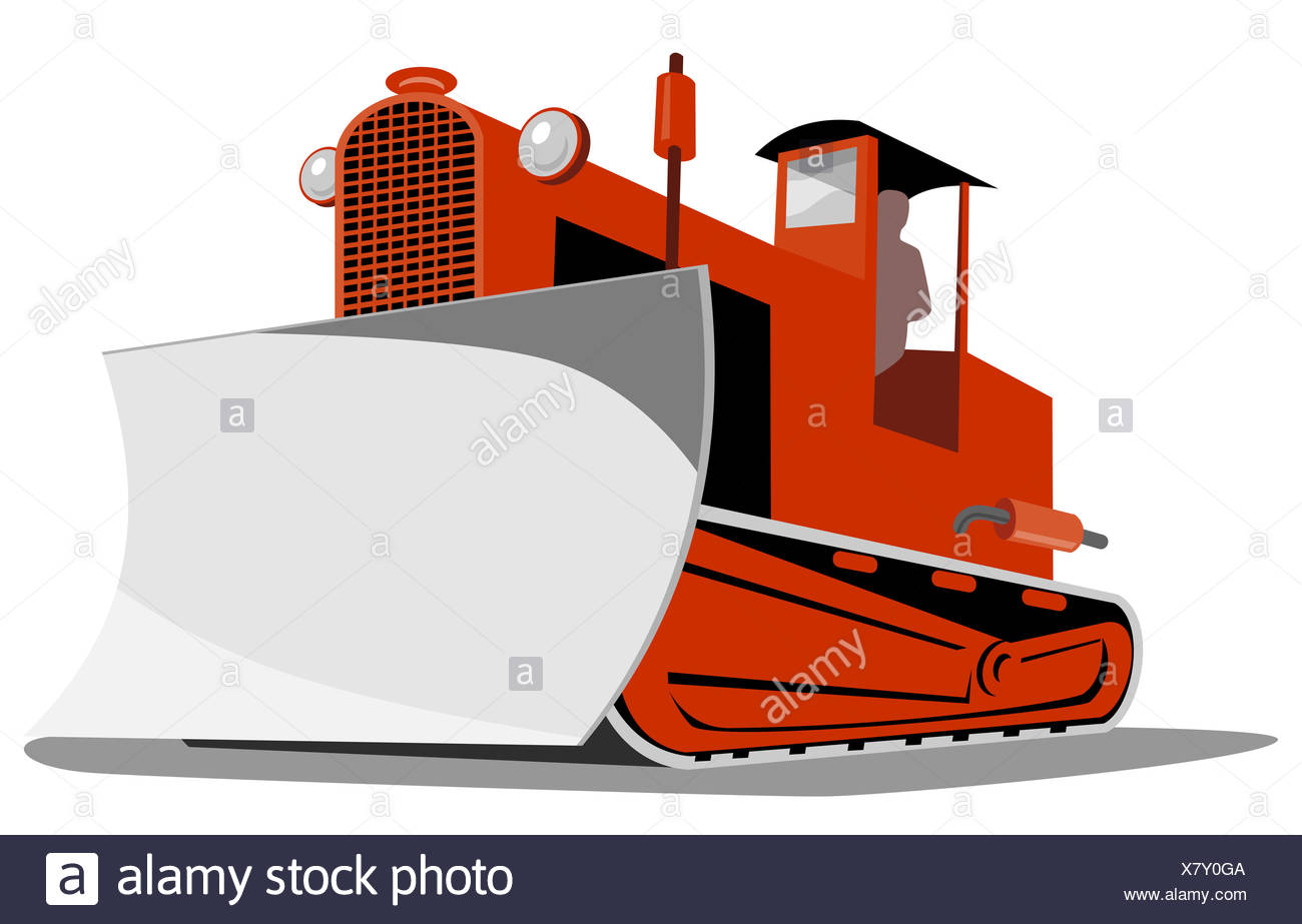 Digger Cut Out Stock Images & Pictures - Alamy