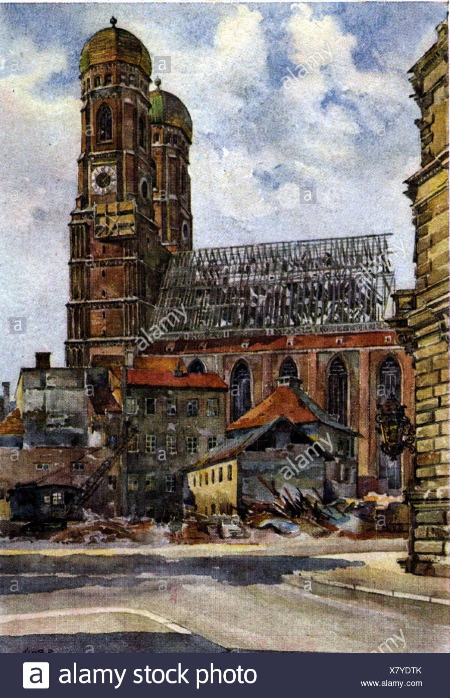 Bombed Church Ruin Stock Photos & Bombed Church Ruin Stock Images - Alamy