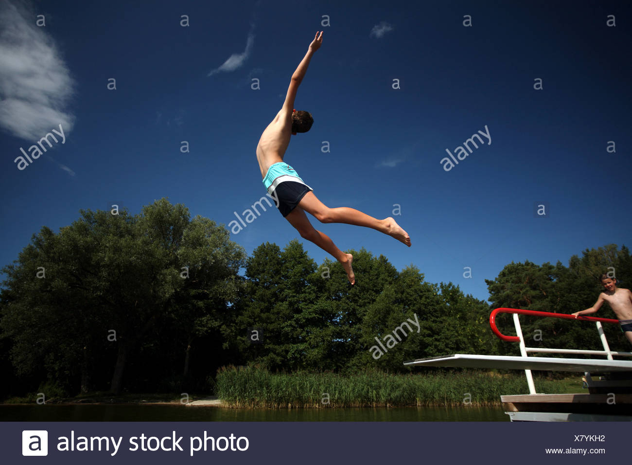 Child Diving Board High Resolution Stock Photography and Images - Alamy