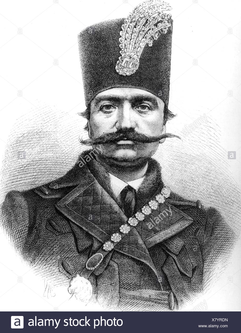 Nasser Al Din Shah Qajar Stock Photos & Nasser Al Din Shah Qajar Stock ...