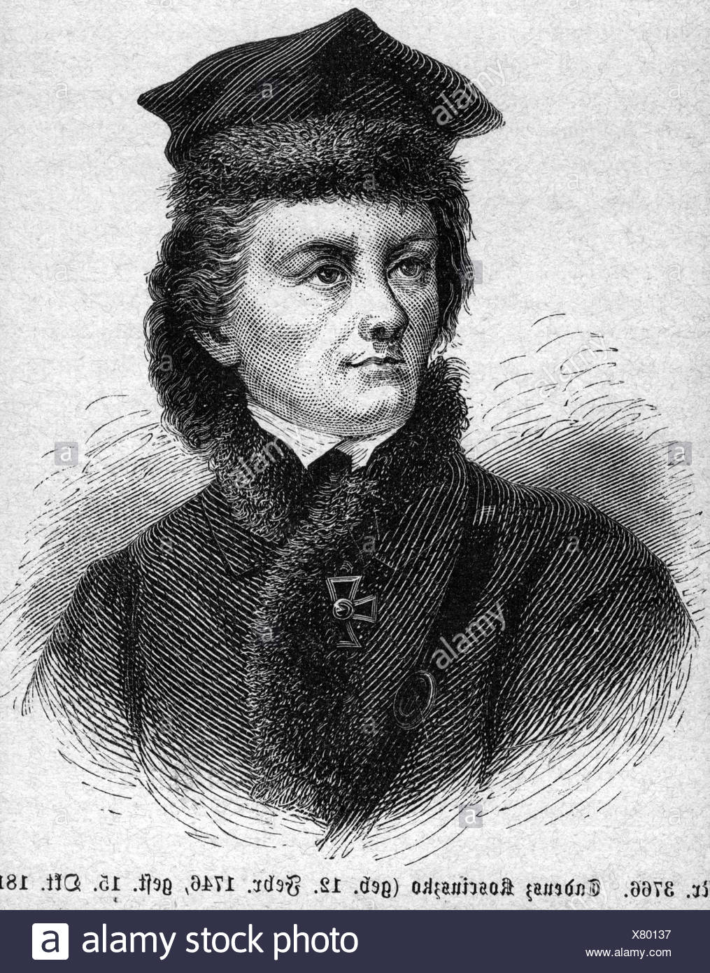 Tadeusz Kosciuszko Portrait Stock Photos & Tadeusz Kosciuszko Portrait ...
