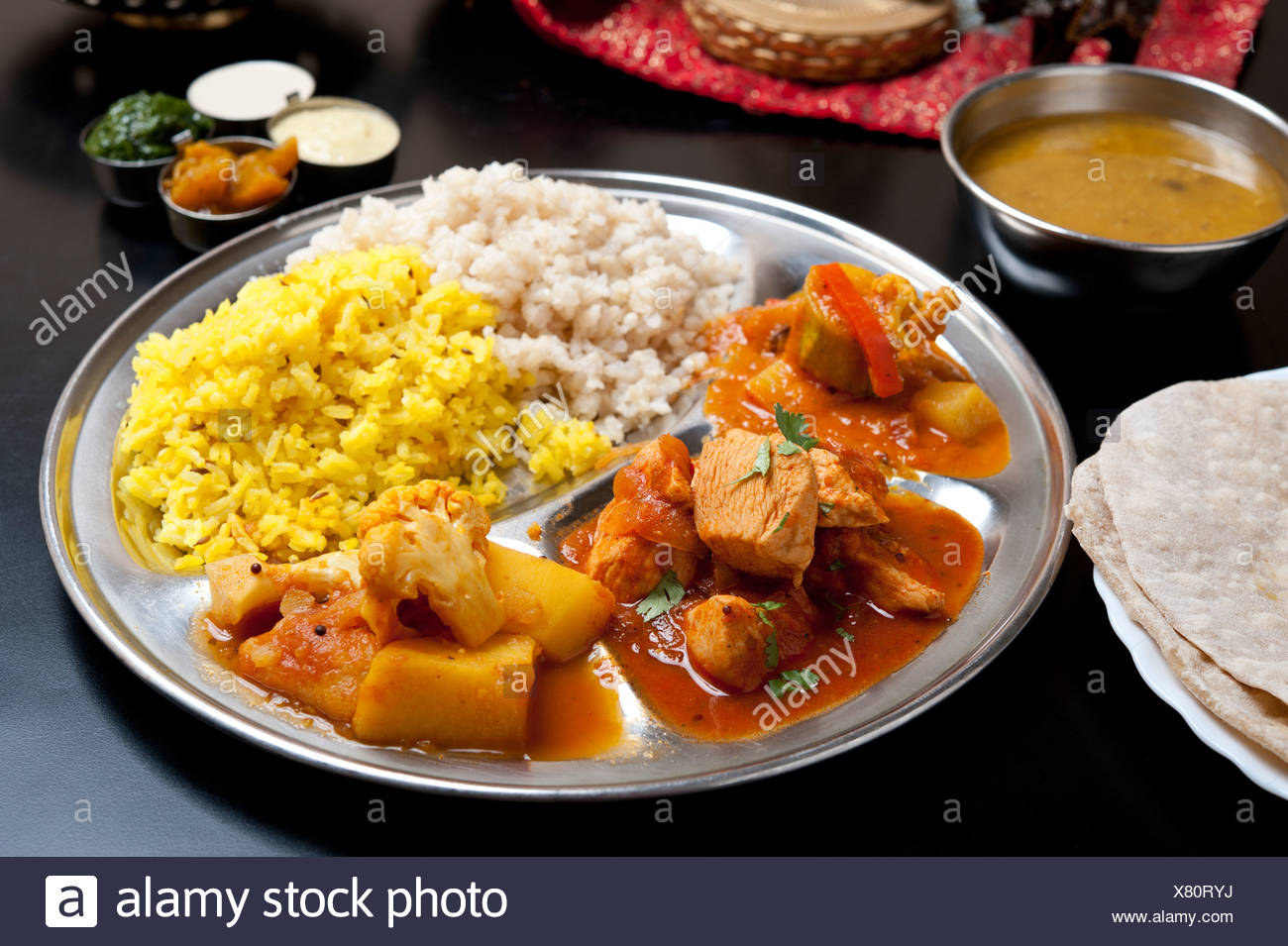 Indian Thali Meal High Resolution Stock Photography and Images - Alamy