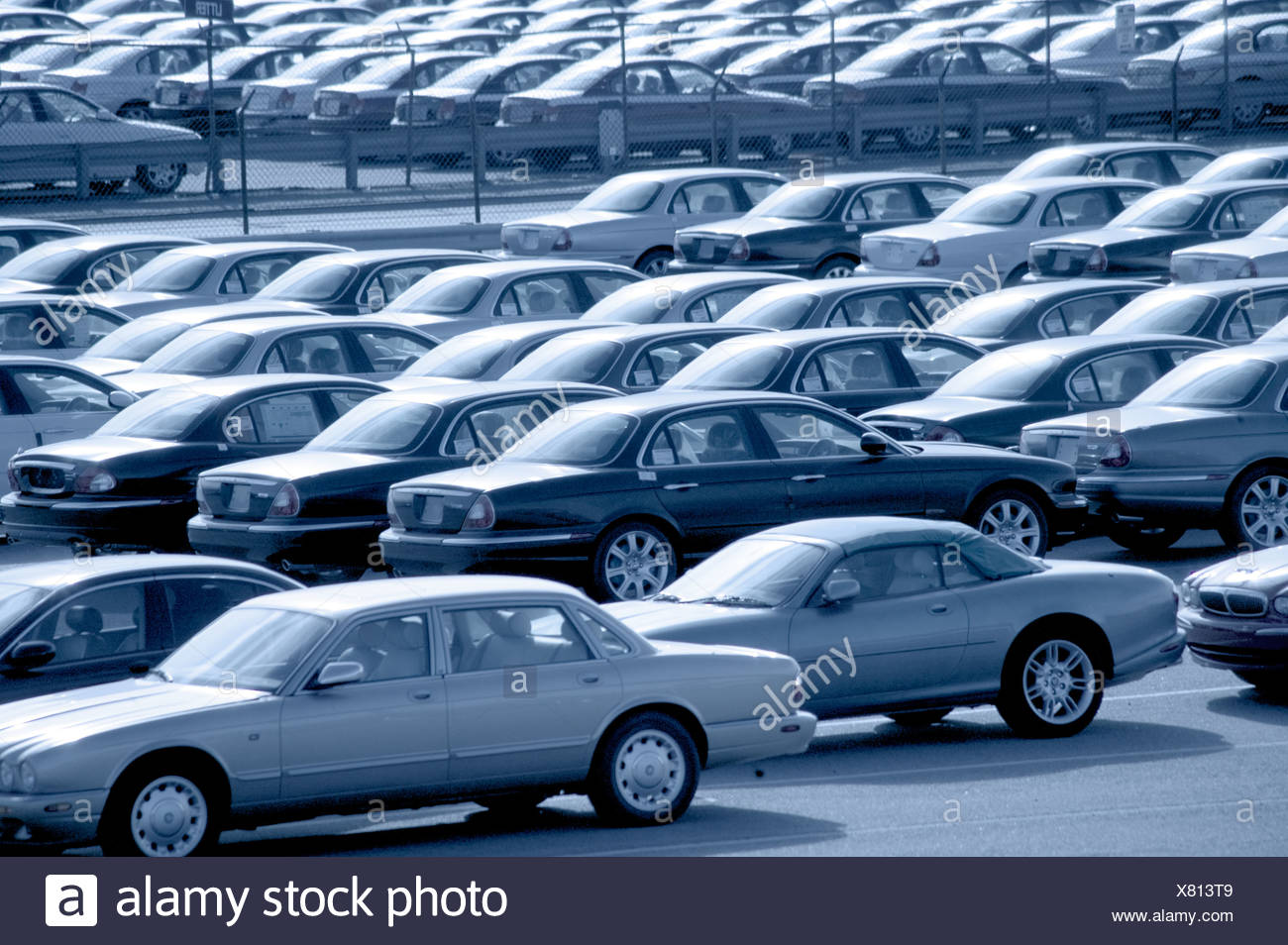 New Cars Awaiting Delivery High Resolution Stock Photography and Images ...