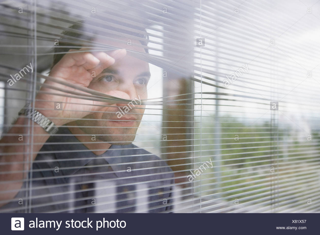 Peering Out Window Stock Photos & Peering Out Window Stock Images - Alamy