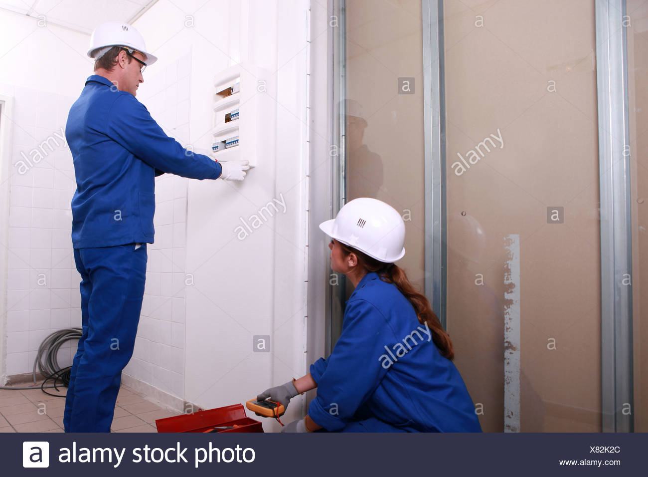 Electrical Distribution Board Circuit Breakers High Resolution Stock ...