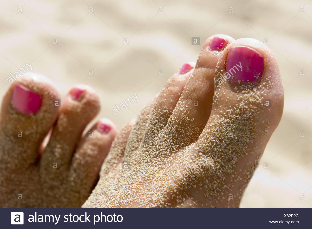 Painted Toenails High Resolution Stock Photography and Images - Alamy