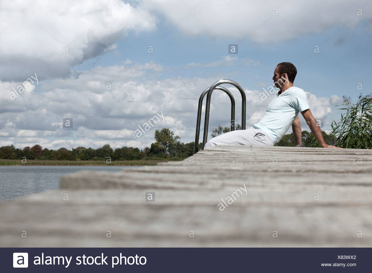 Man Staring Into Distance High Resolution Stock Photography and Images ...