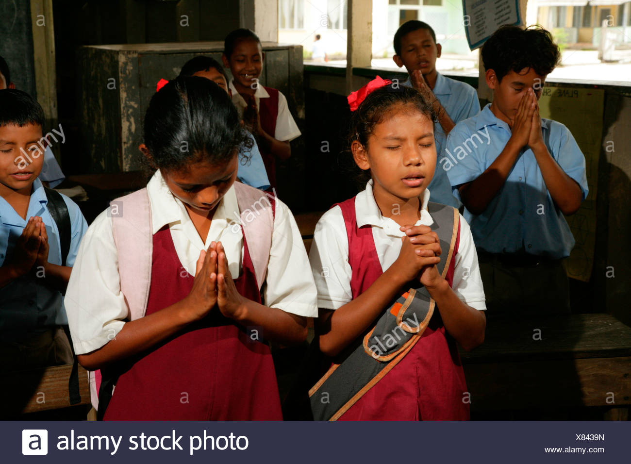 Native Indian Children Praying High Resolution Stock Photography and ...