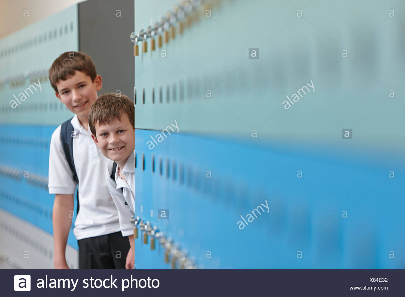 Two Teenage Boys School Uniform High Resolution Stock Photography and ...