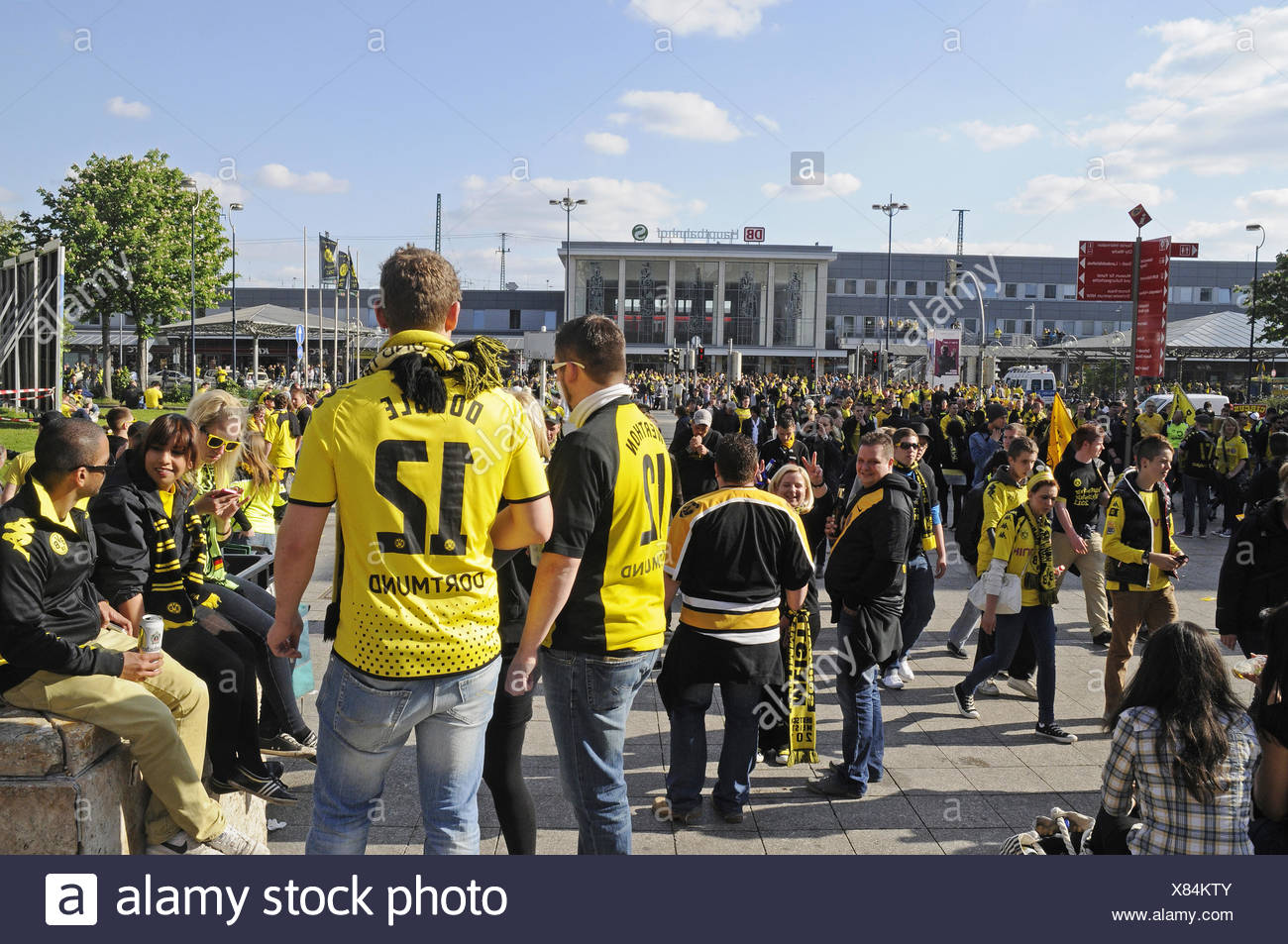Football Fans Train High Resolution Stock Photography and Images - Alamy