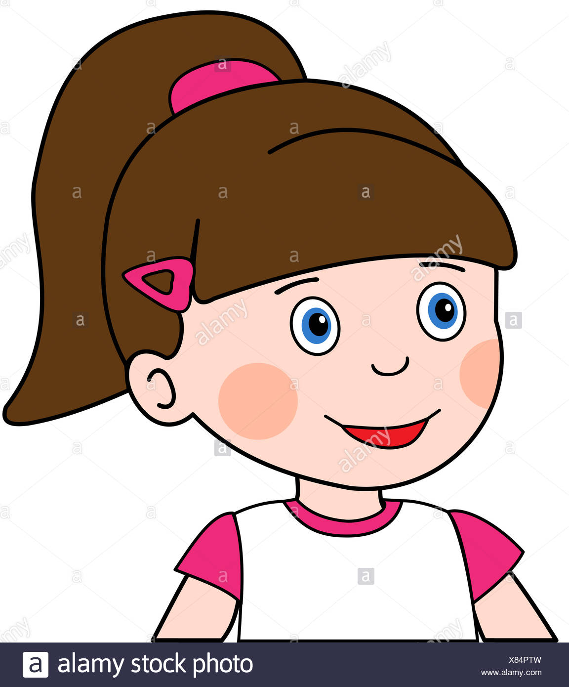 Cartoon Surprised Girl High Resolution Stock Photography and Images - Alamy