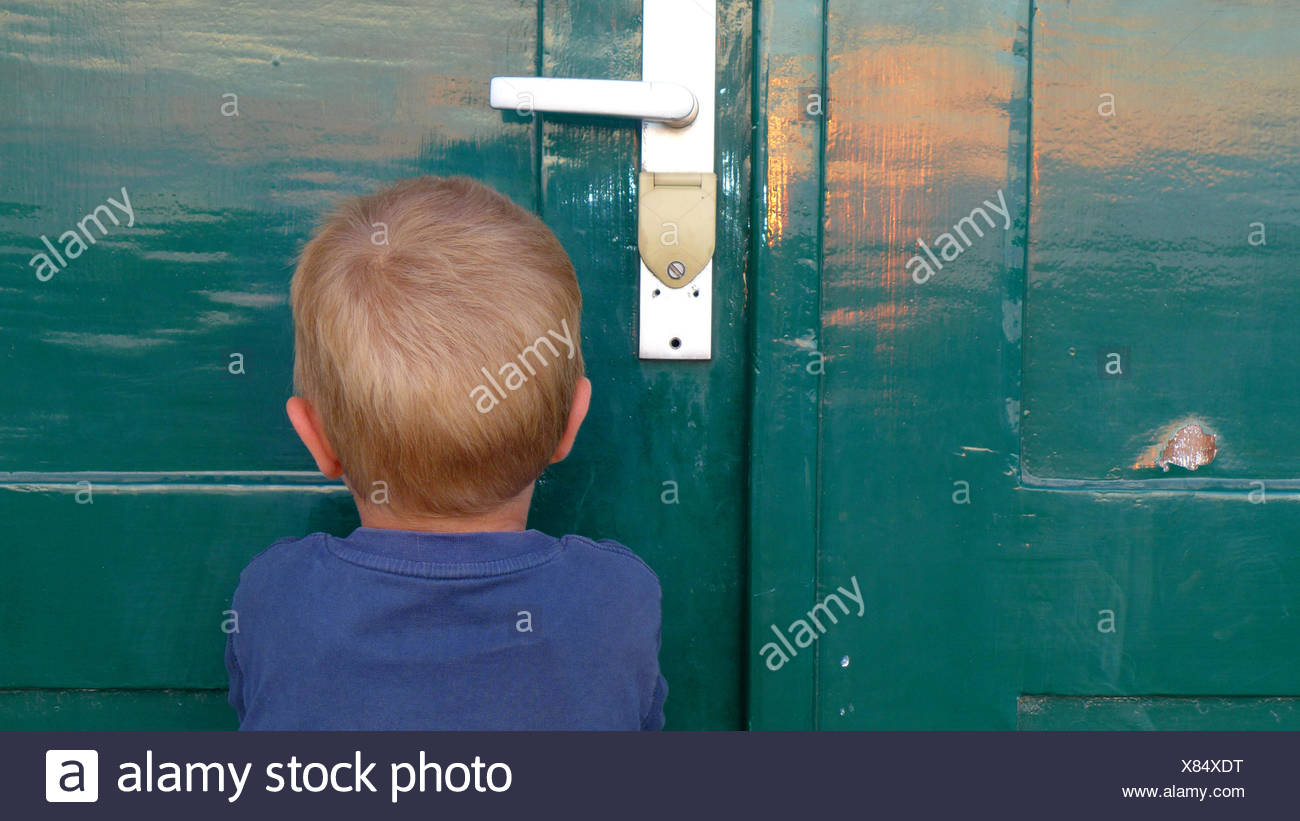 Standing Behind Door High Resolution Stock Photography and Images - Alamy