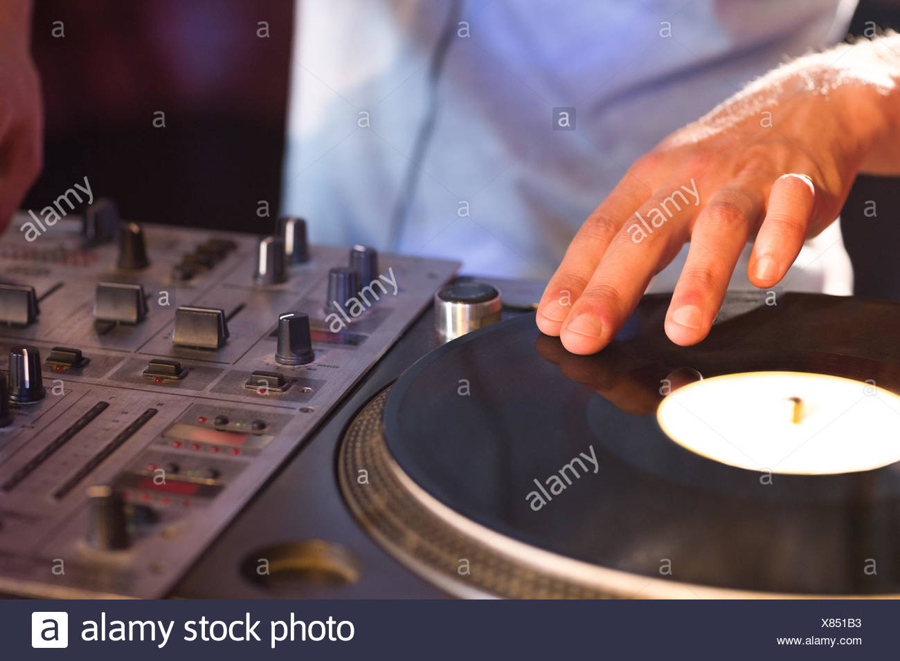 Dj Spinning Decks High Resolution Stock Photography and Images - Alamy