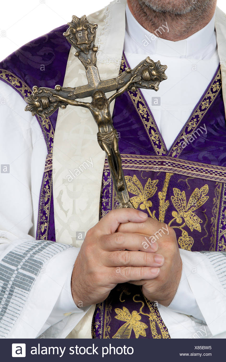 Priest Wafer High Resolution Stock Photography and Images - Alamy