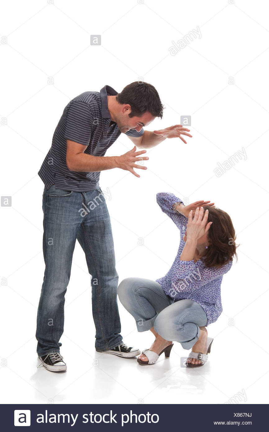 Man Woman Yelling At Each Other High Resolution Stock Photography and ...