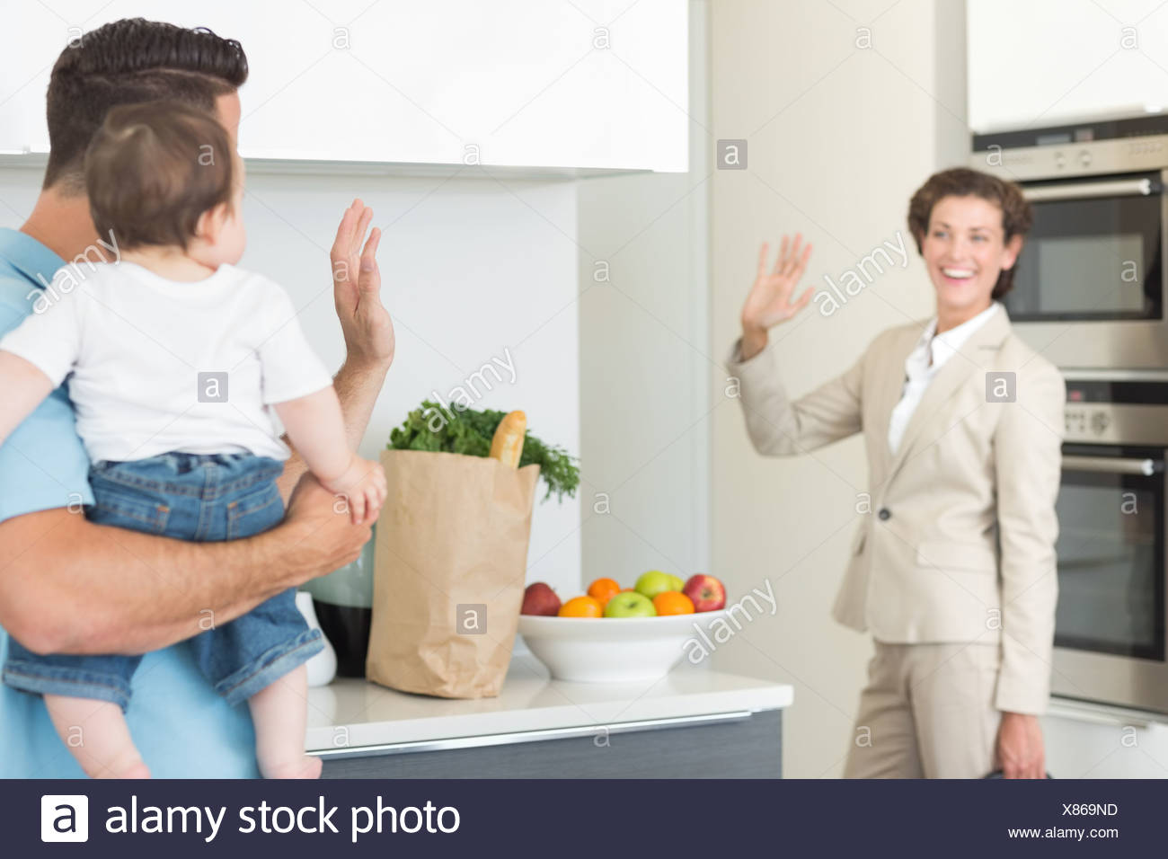 Waving Goodbye To Family High Resolution Stock Photography and Images ...