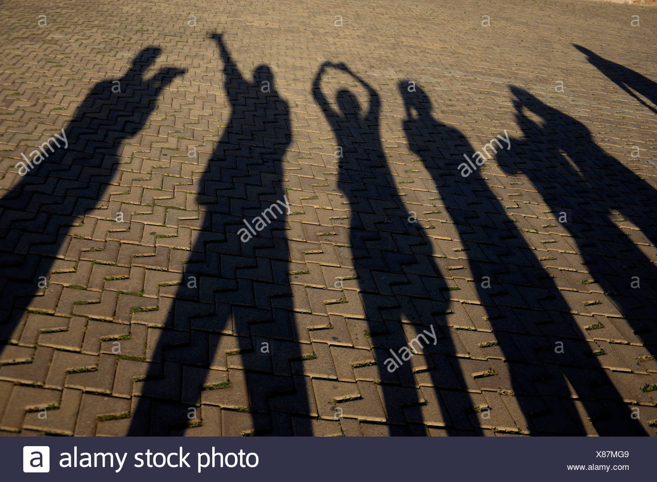 Peoples Shadows High Resolution Stock Photography and Images - Alamy