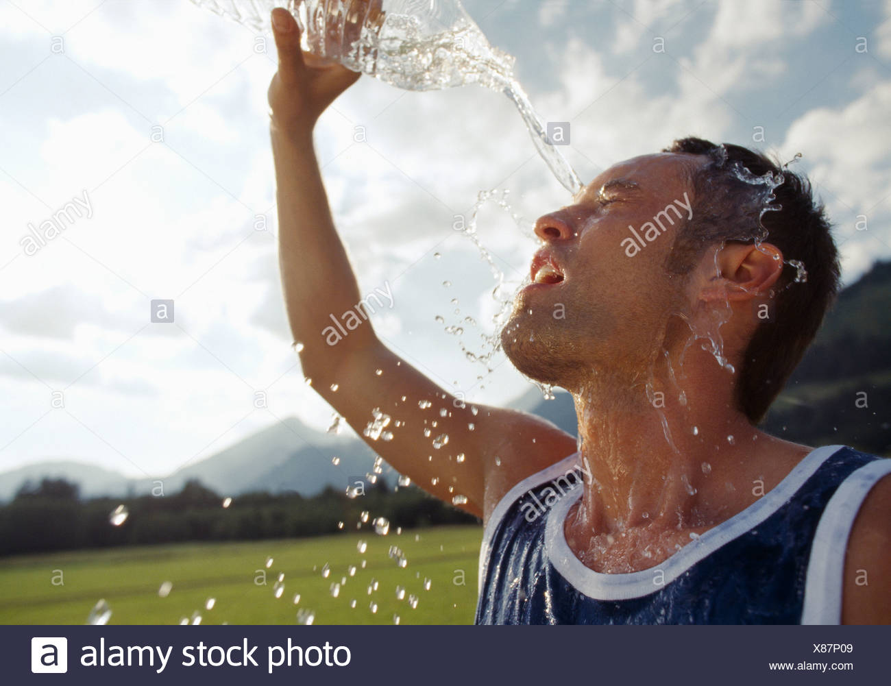 Splashing Face With Water Stock Photos & Splashing Face With Water ...