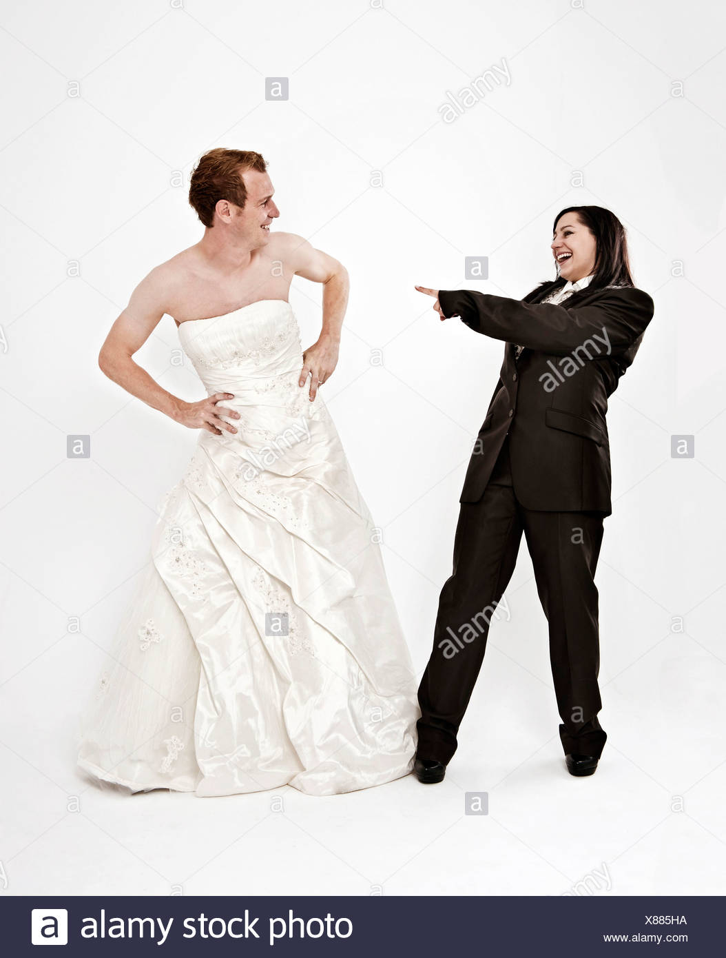 Humor Bride Groom High Resolution Stock Photography and Images - Alamy