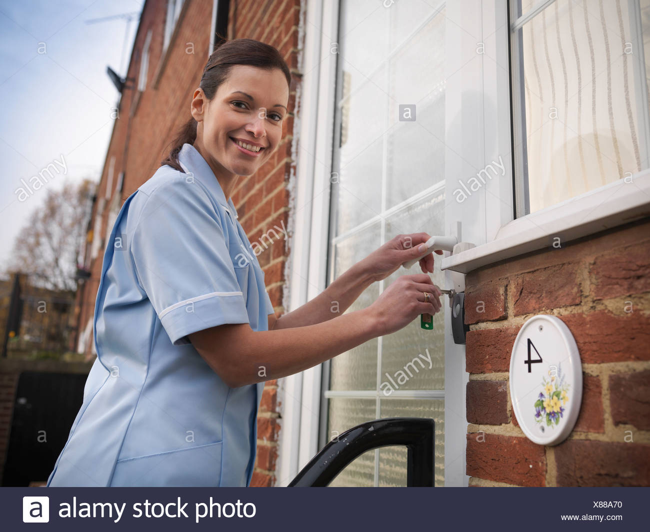 Coming Home Door Stock Photos & Coming Home Door Stock Images - Alamy