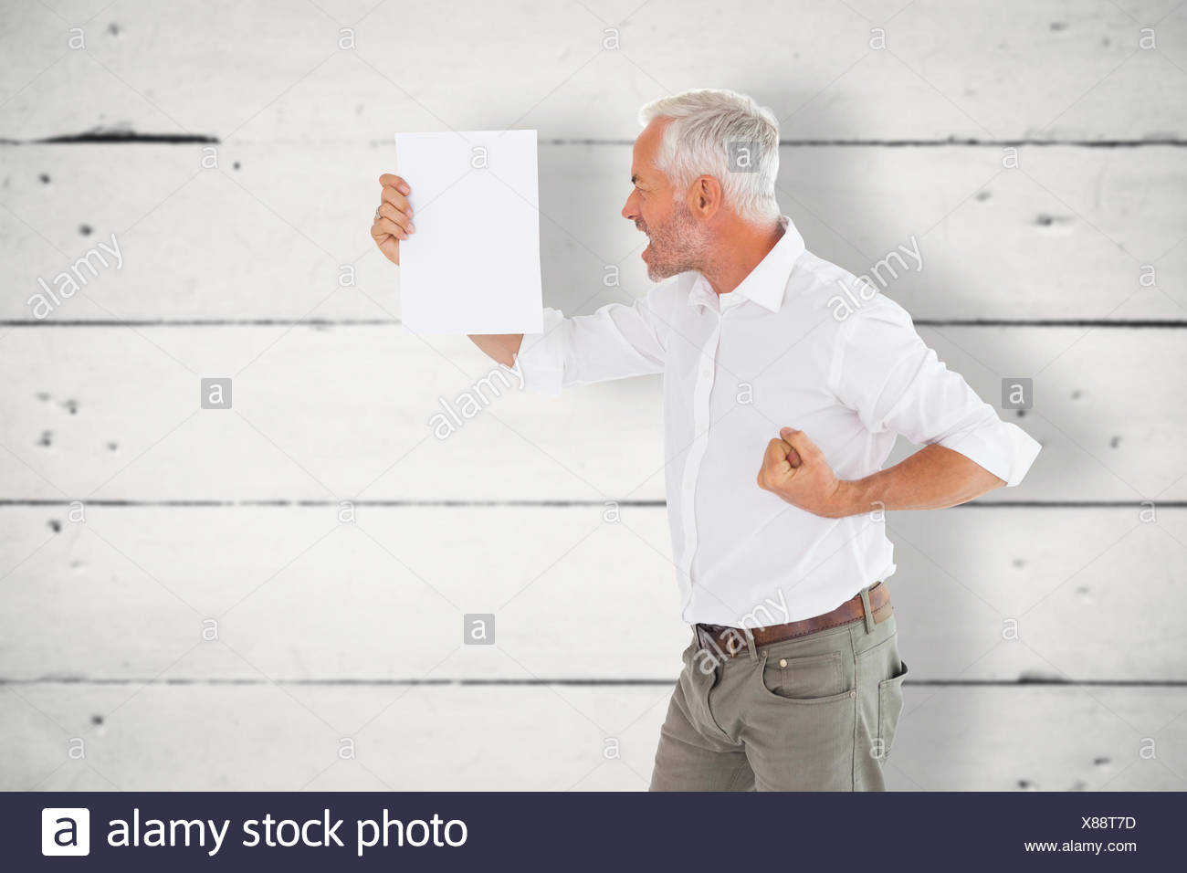 Man Holding Piece Of Paper Stock Photos & Man Holding Piece Of Paper ...