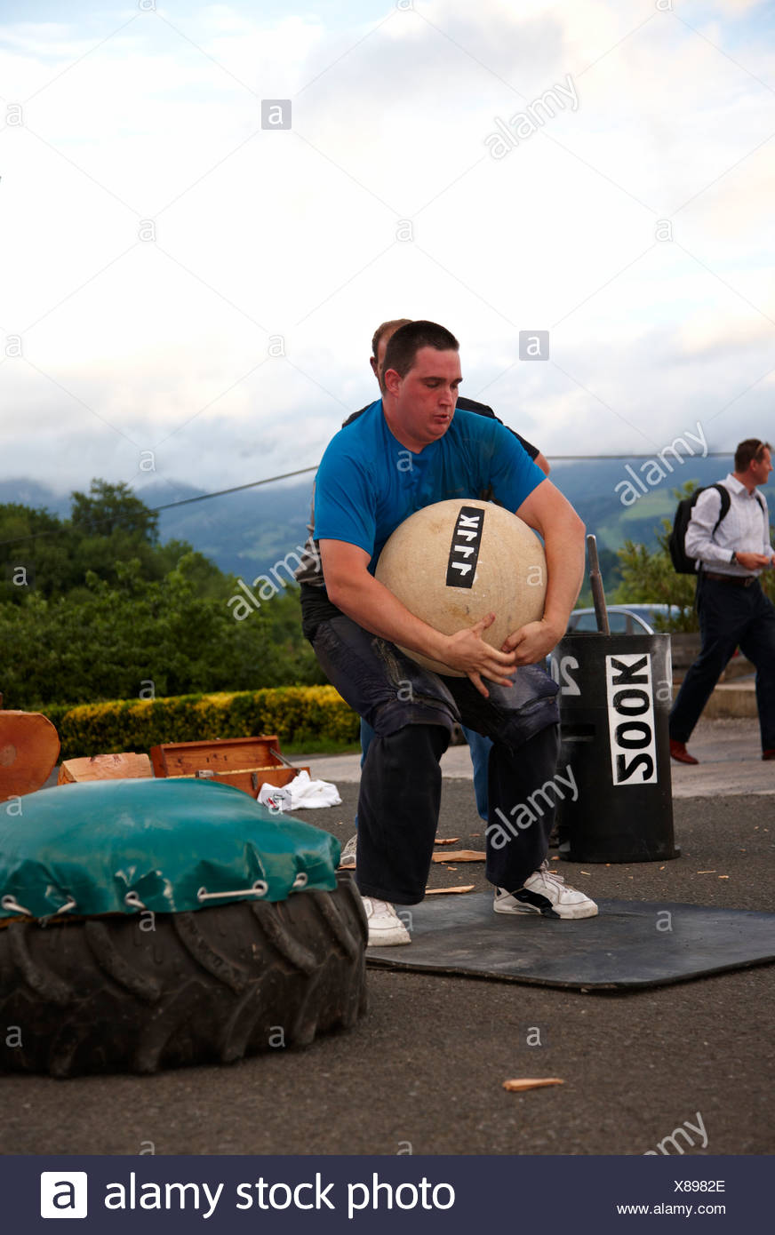 Stone Lifting Basque Country High Resolution Stock Photography and ...