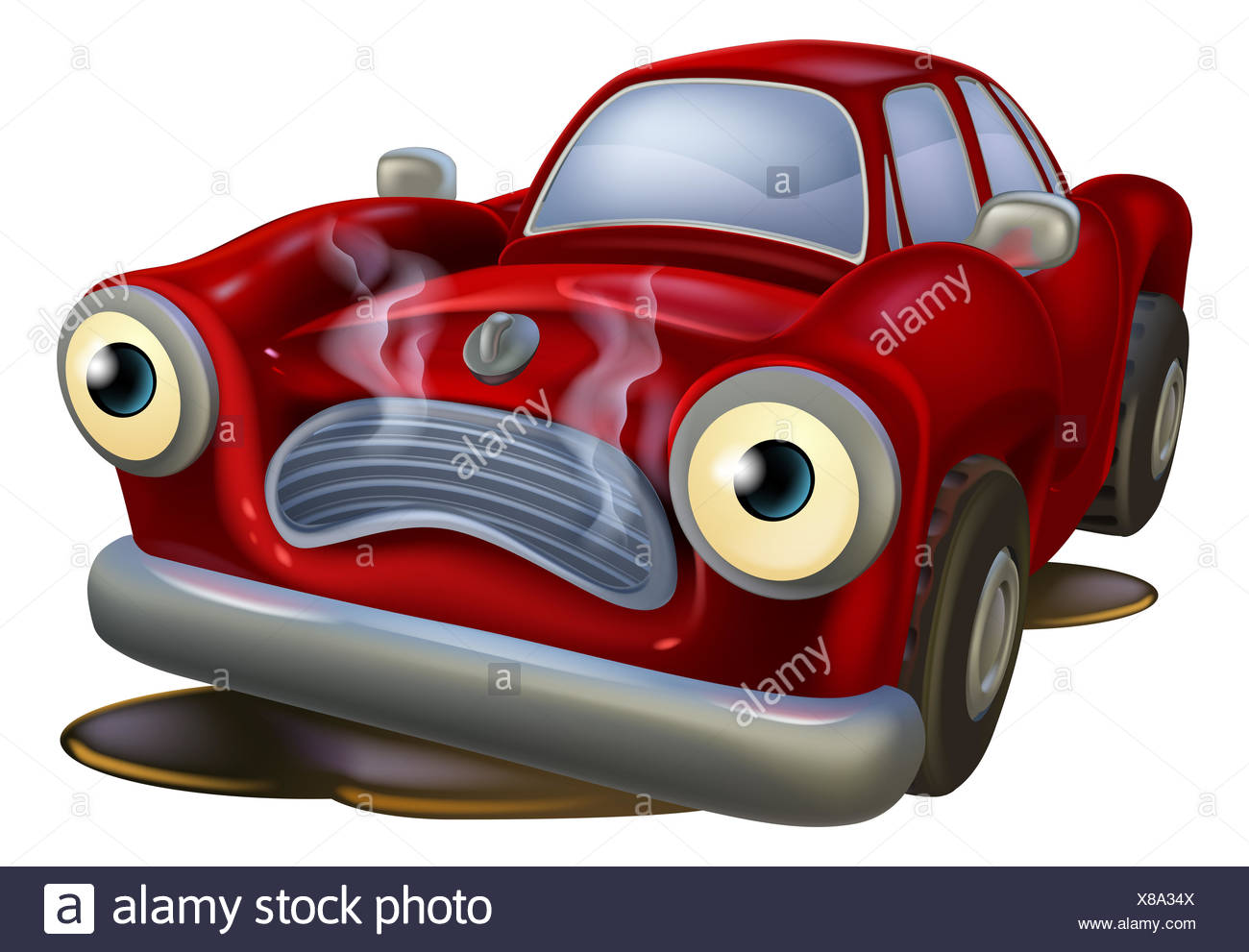 Cartoon Car Auto Repair Garage High Resolution Stock Photography and ...