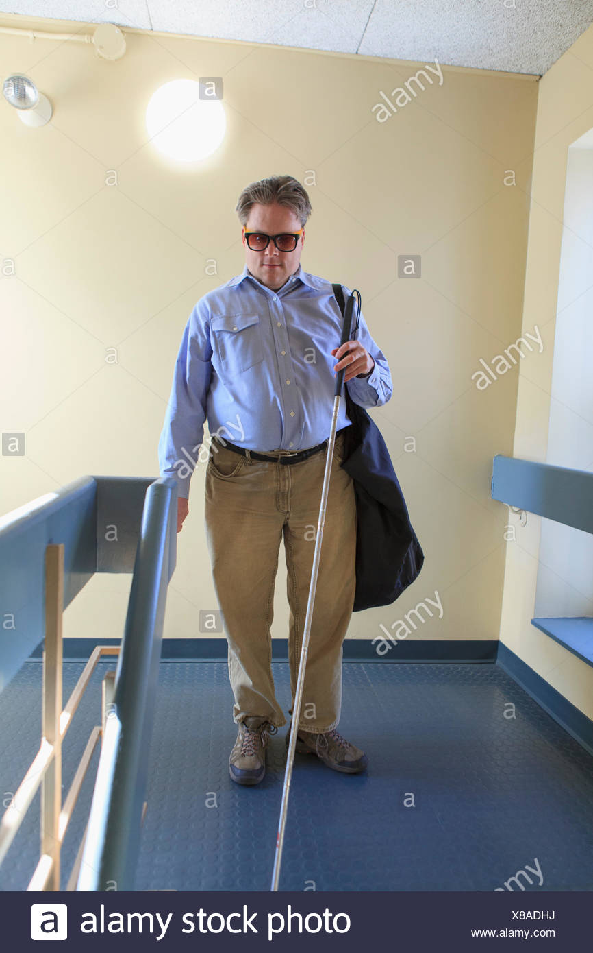 Walking Indoors Blind High Resolution Stock Photography and Images - Alamy