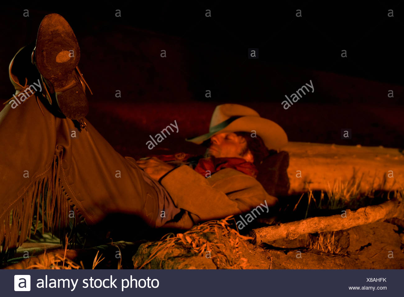 Cowboy Sleeping High Resolution Stock Photography and Images - Alamy