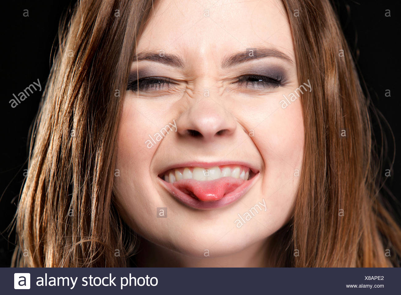 Grimacing Woman High Resolution Stock Photography and Images - Alamy