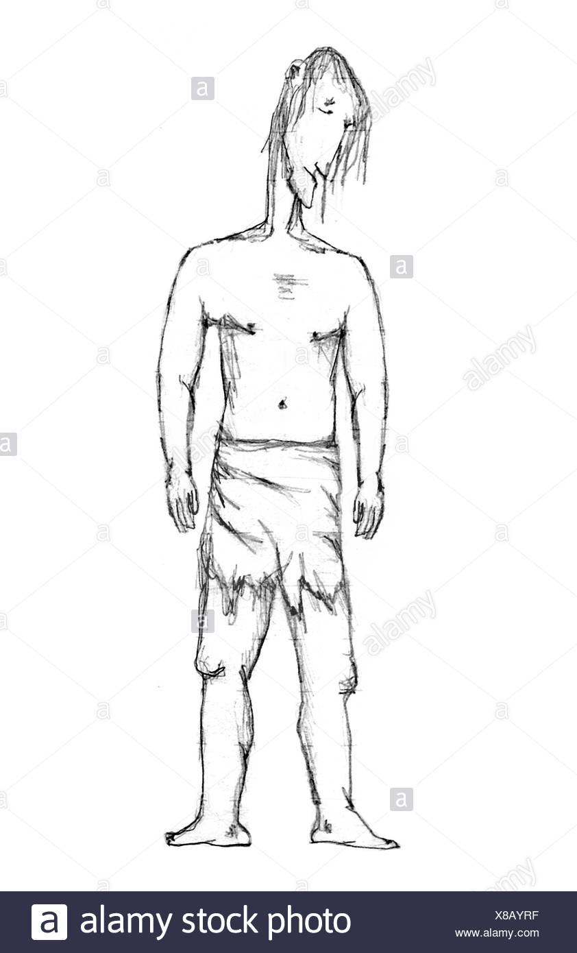 Isolated Illustration Cartoon Draw Humans High Resolution Stock ...