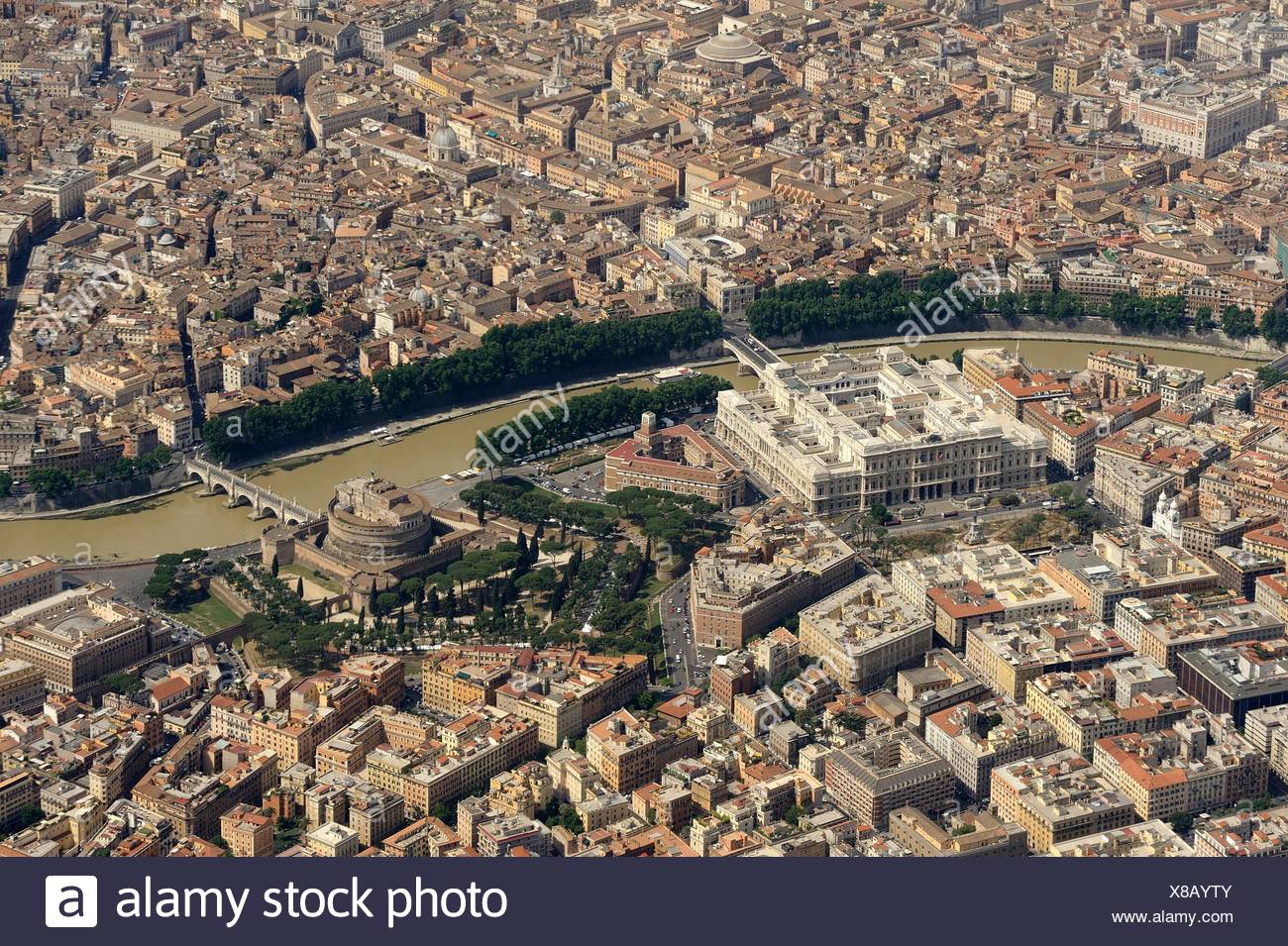 Aerial View Of Rome High Resolution Stock Photography and Images - Alamy