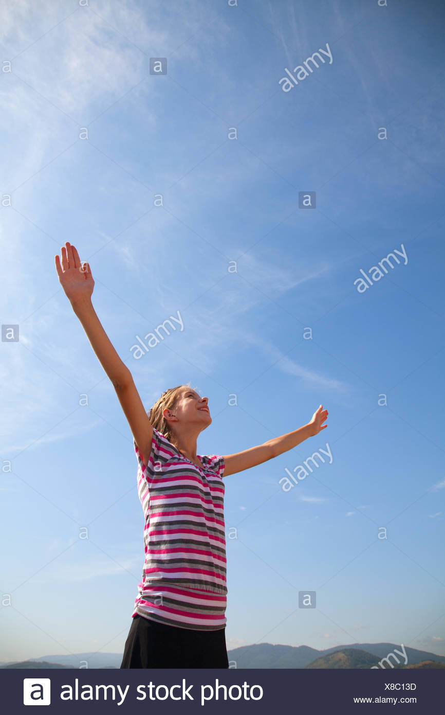 Hands To Heaven High Resolution Stock Photography and Images - Alamy