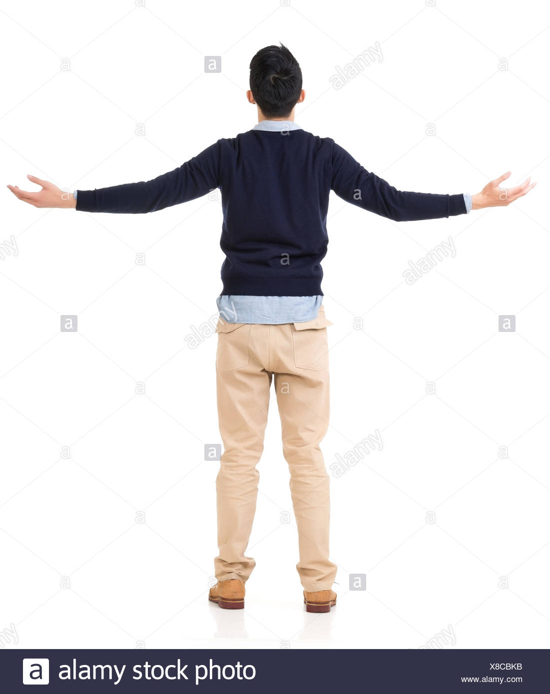 Arms Behind Back Cut Out Stock Images & Pictures - Alamy