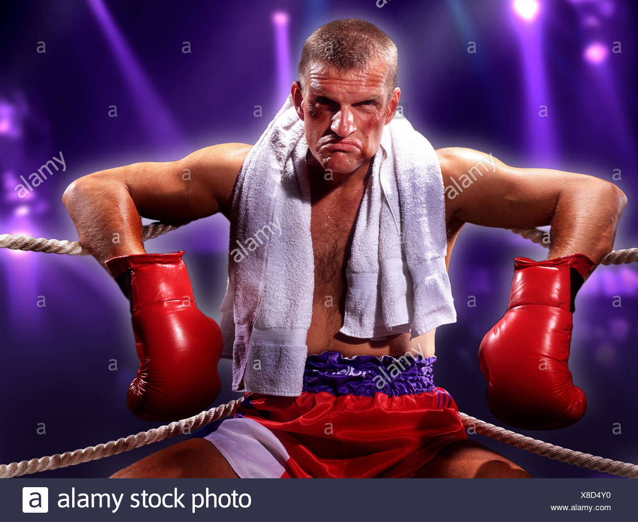 Boxing Match Corner High Resolution Stock Photography and Images - Alamy