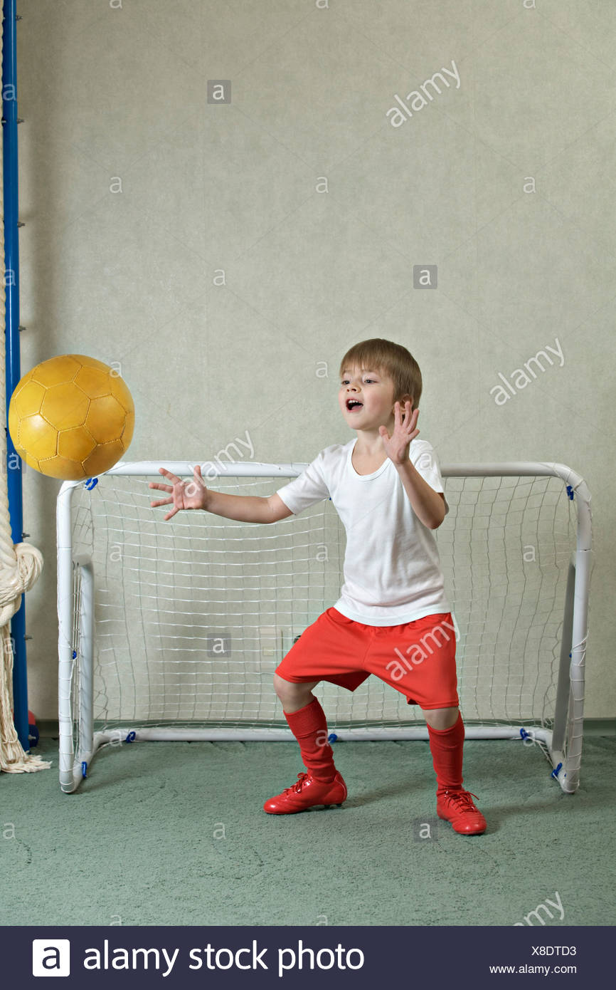 Child Scoring Goal High Resolution Stock Photography and Images - Alamy