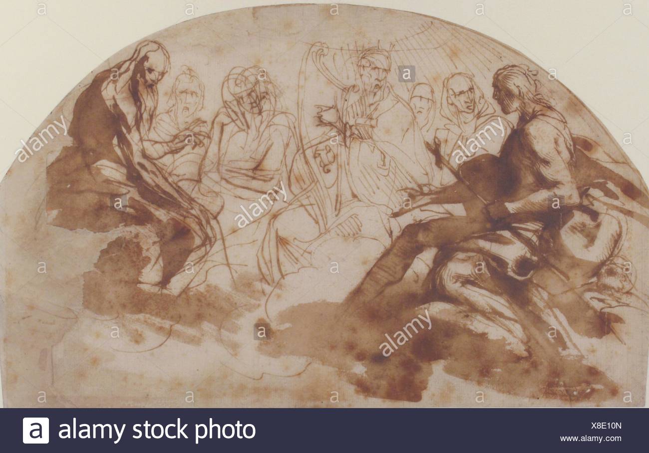 King David Line Drawing High Resolution Stock Photography and Images ...