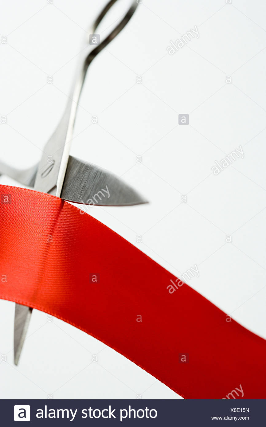 Cutting Red Tape High Resolution Stock Photography and Images - Alamy