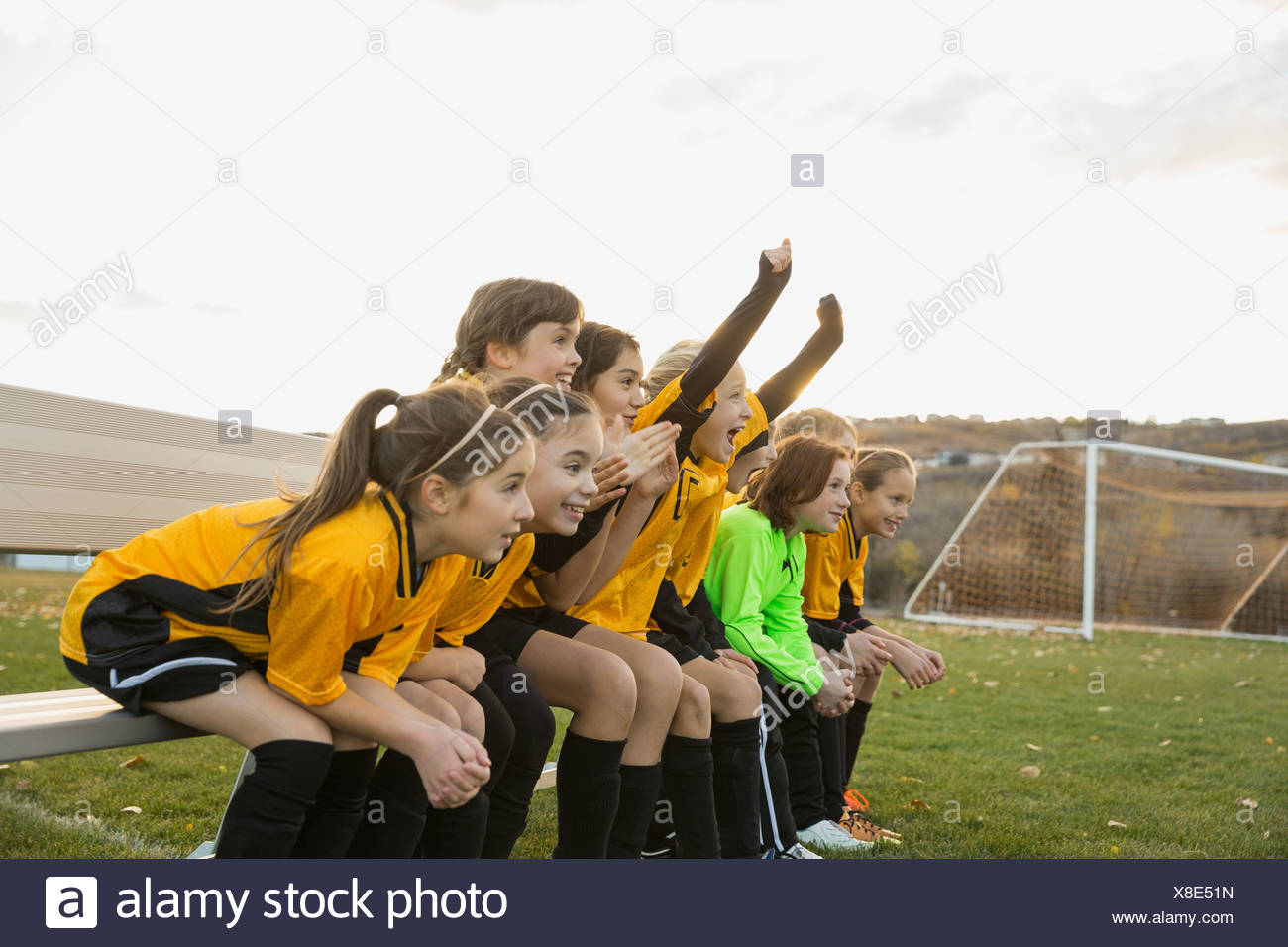 Team Players Cheering Stock Photos & Team Players Cheering Stock Images ...