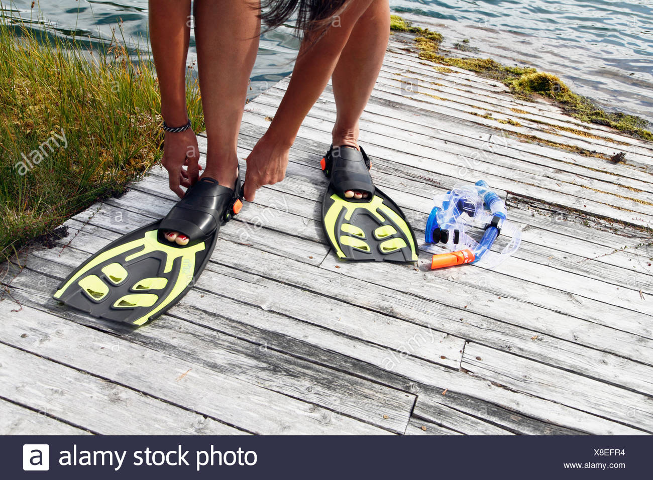Flippers Woman Stock Photos & Flippers Woman Stock Images - Alamy