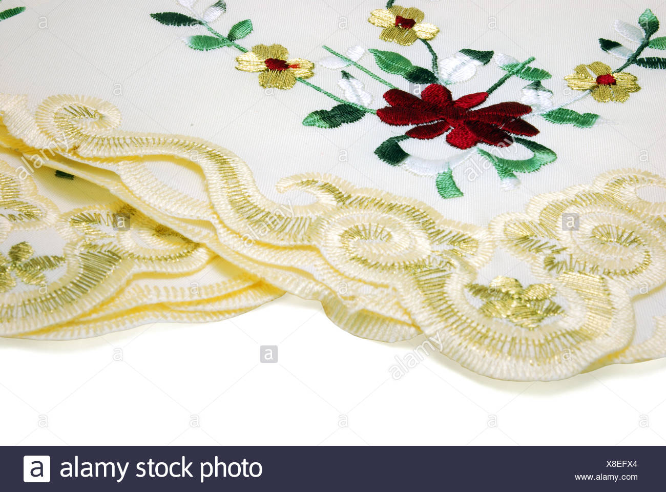 White Linen Handkerchief High Resolution Stock Photography and Images ...