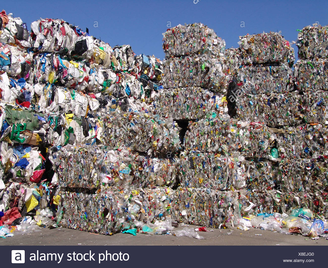 Pile Rubbish Plastic Synthetics Recycling Stock Photos & Pile Rubbish ...