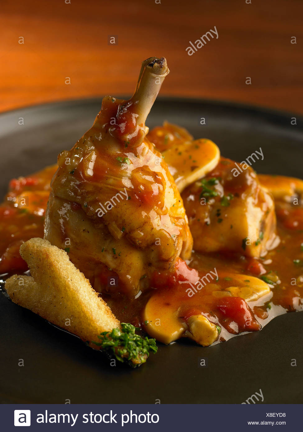 Chicken Chasseur Stock Photos & Chicken Chasseur Stock Images - Alamy