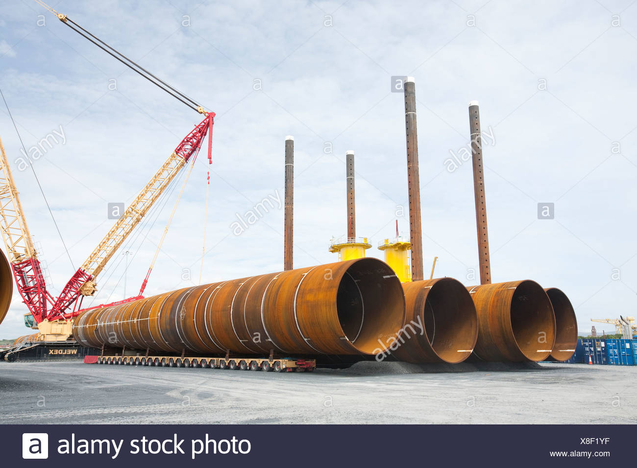 Piling In Seabed High Resolution Stock Photography and Images - Alamy