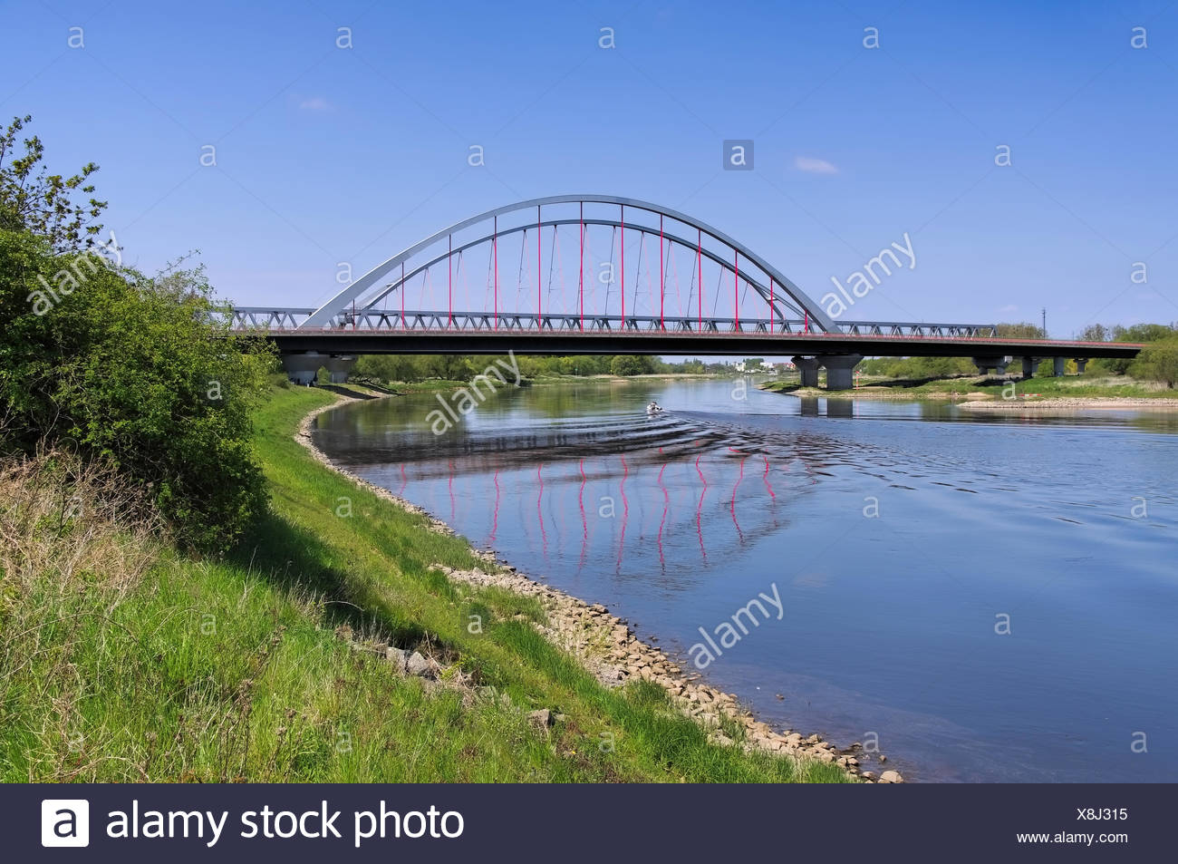 Elbe Bridge Wittenberg High Resolution Stock Photography and Images - Alamy