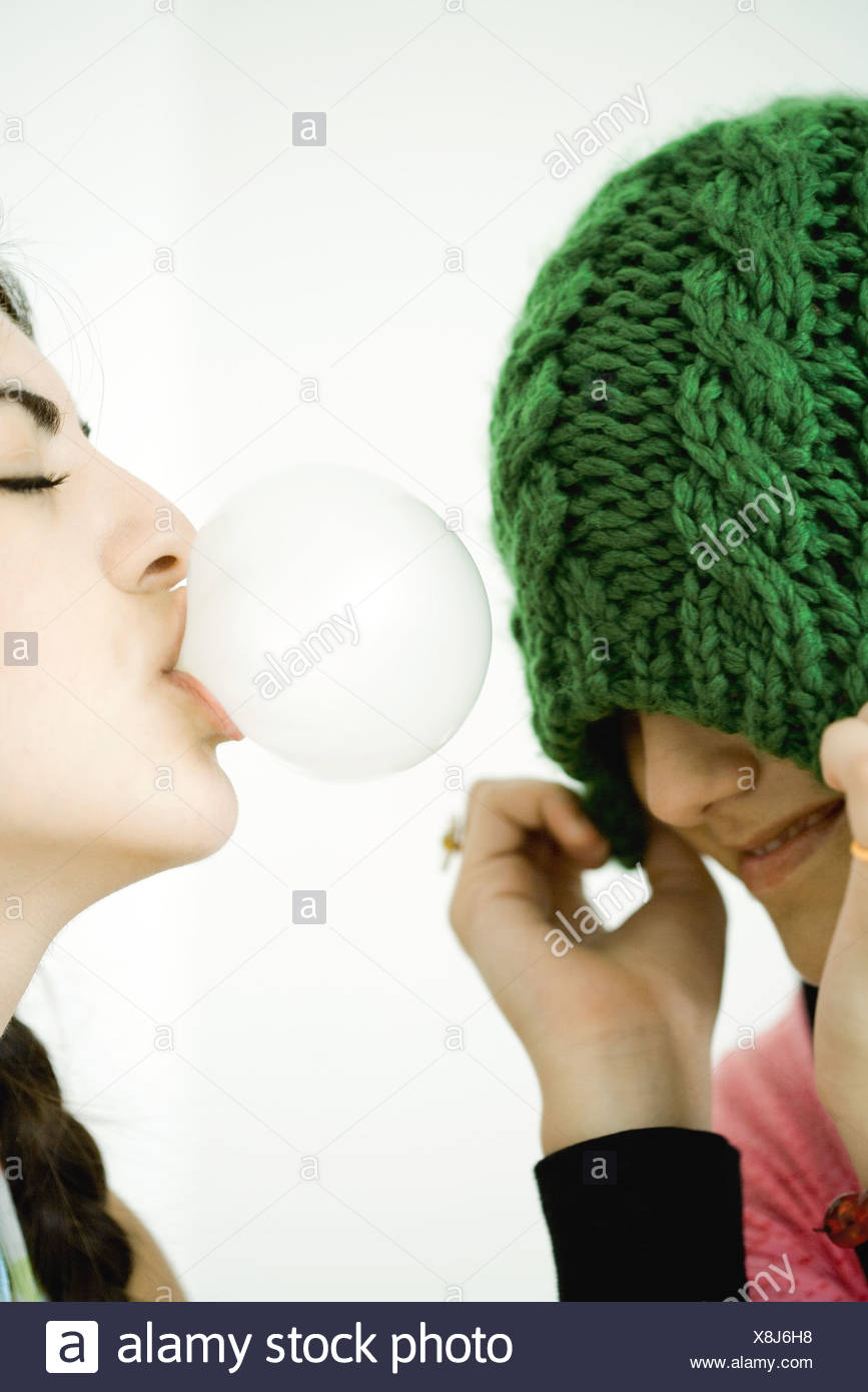 Teen Girl Chewing Gum High Resolution Stock Photography and Images - Alamy