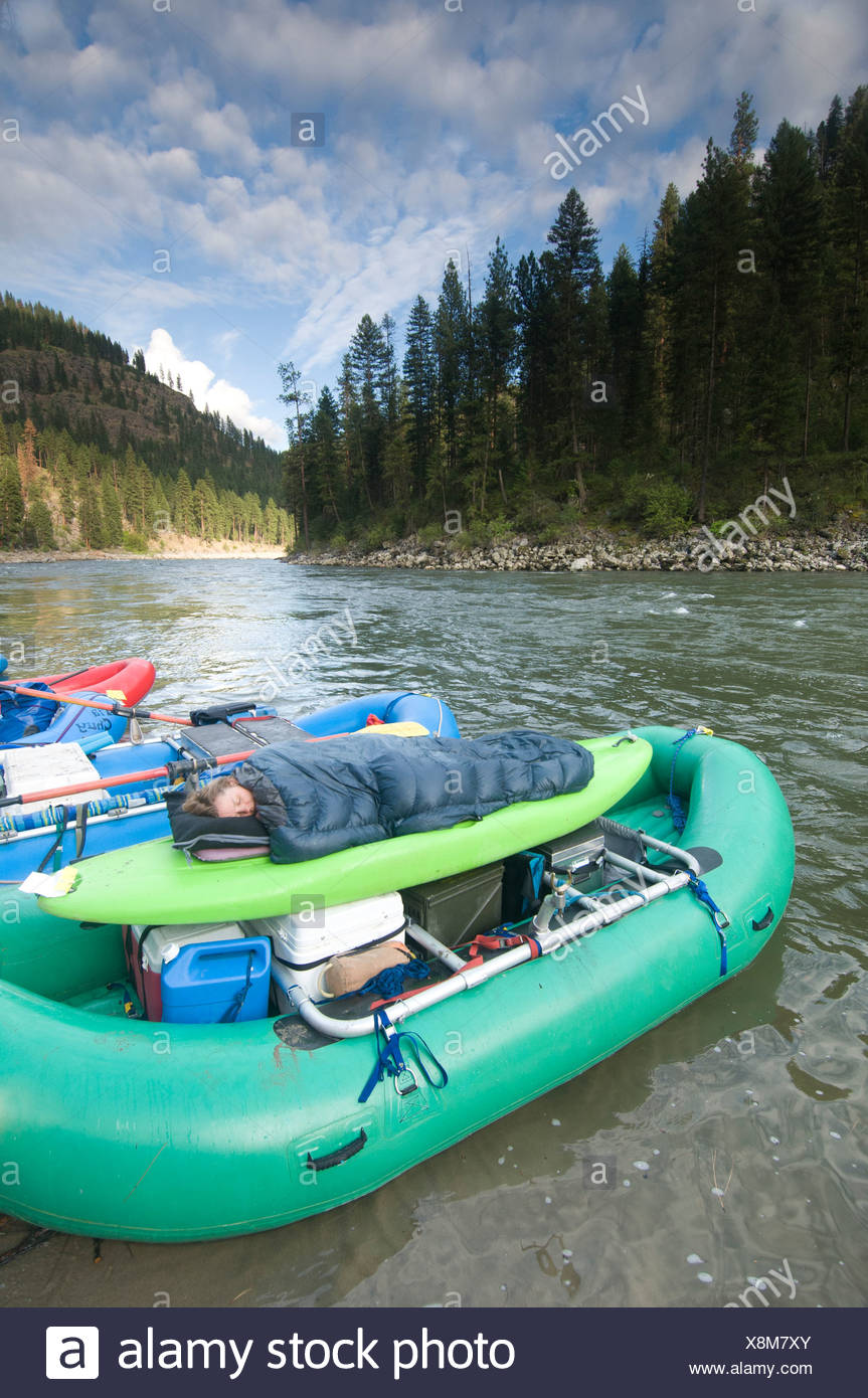 Woman Raft River High Resolution Stock Photography and Images - Alamy