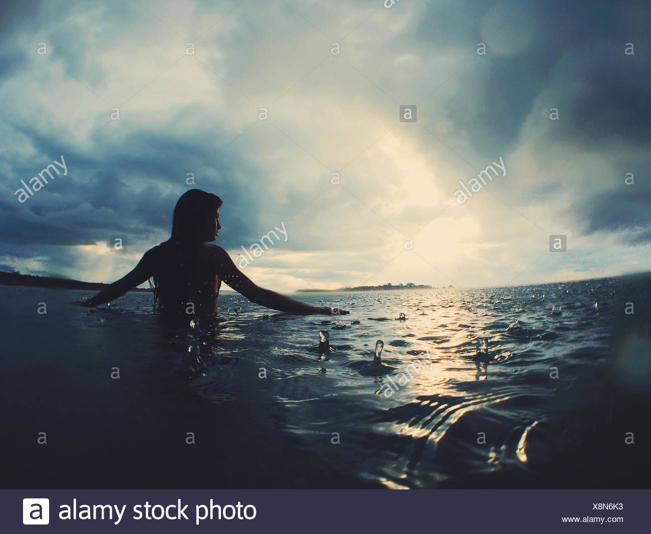 Person Rain Cloud Over Stock Photos & Person Rain Cloud Over Stock ...